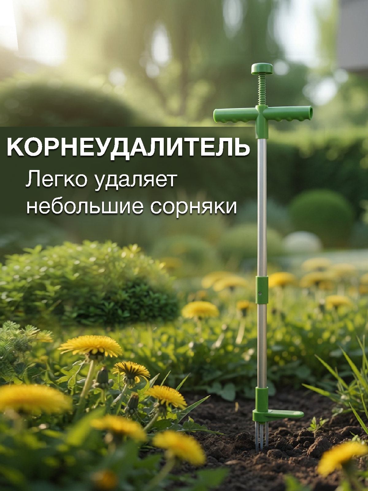 Садовый инструмент для удаления сорняков, корнеудалитель механический