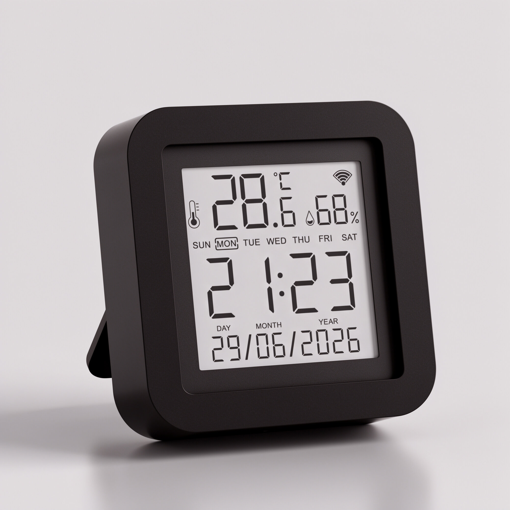 Умный датчик температуры и влажности Elektrostandard 76270/01 Умный дом, черный