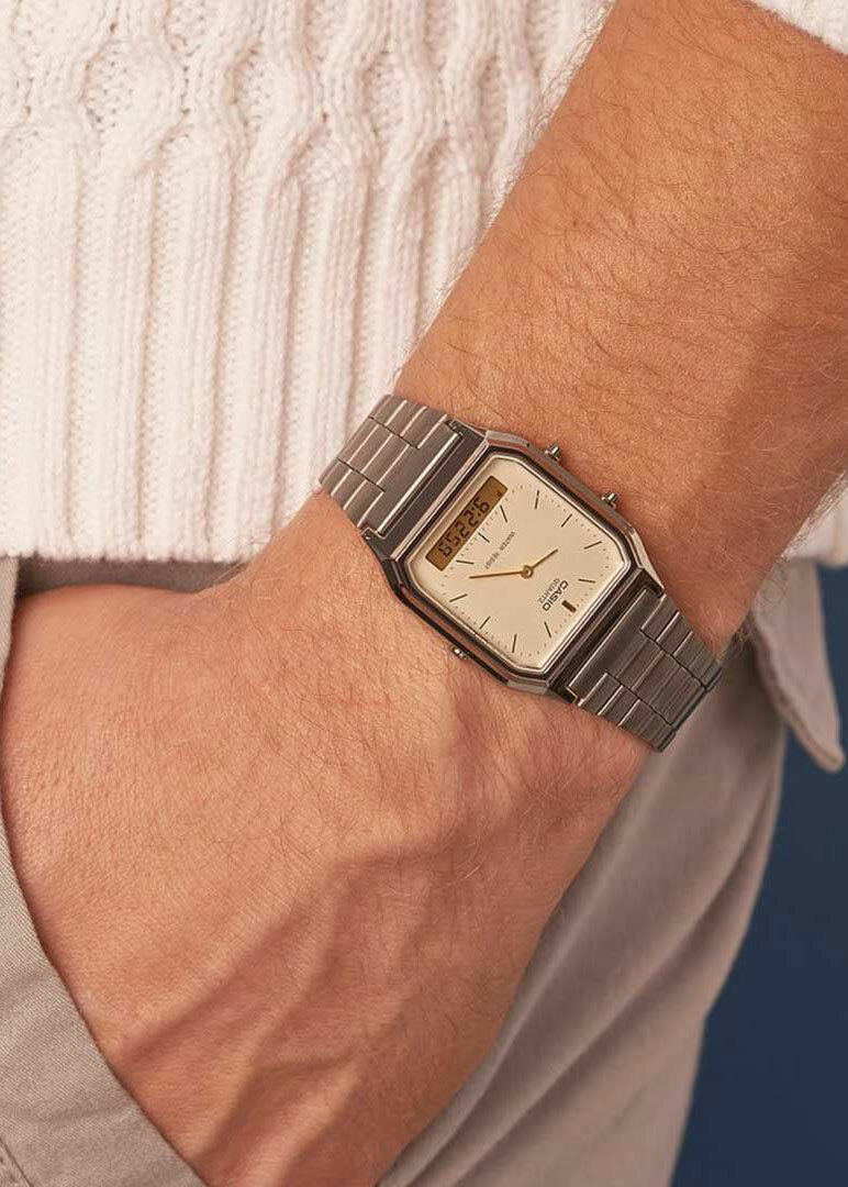 Наручные часы CASIO Vintage, серый — фото 1