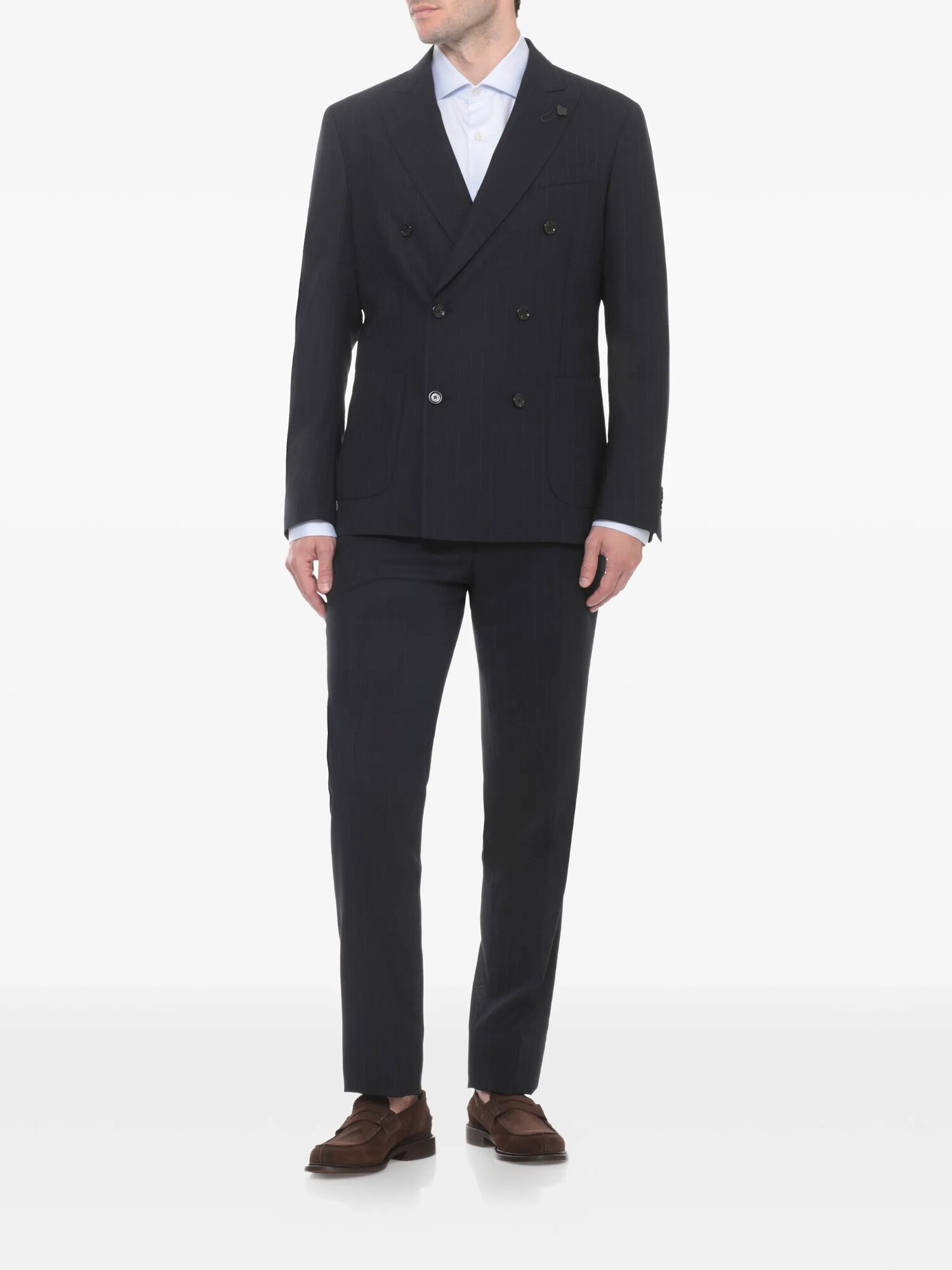 Комбинезон Lardini Pinstripe double-breasted suit, размер 52 — фото 1