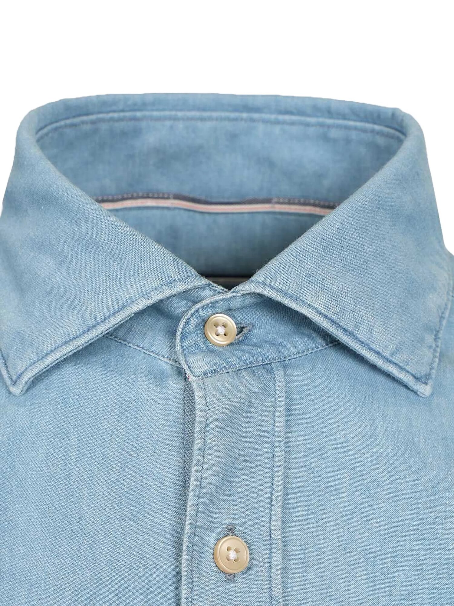 Рубашка al duca d'aosta Denim shirt, размер S, blue — фото 1