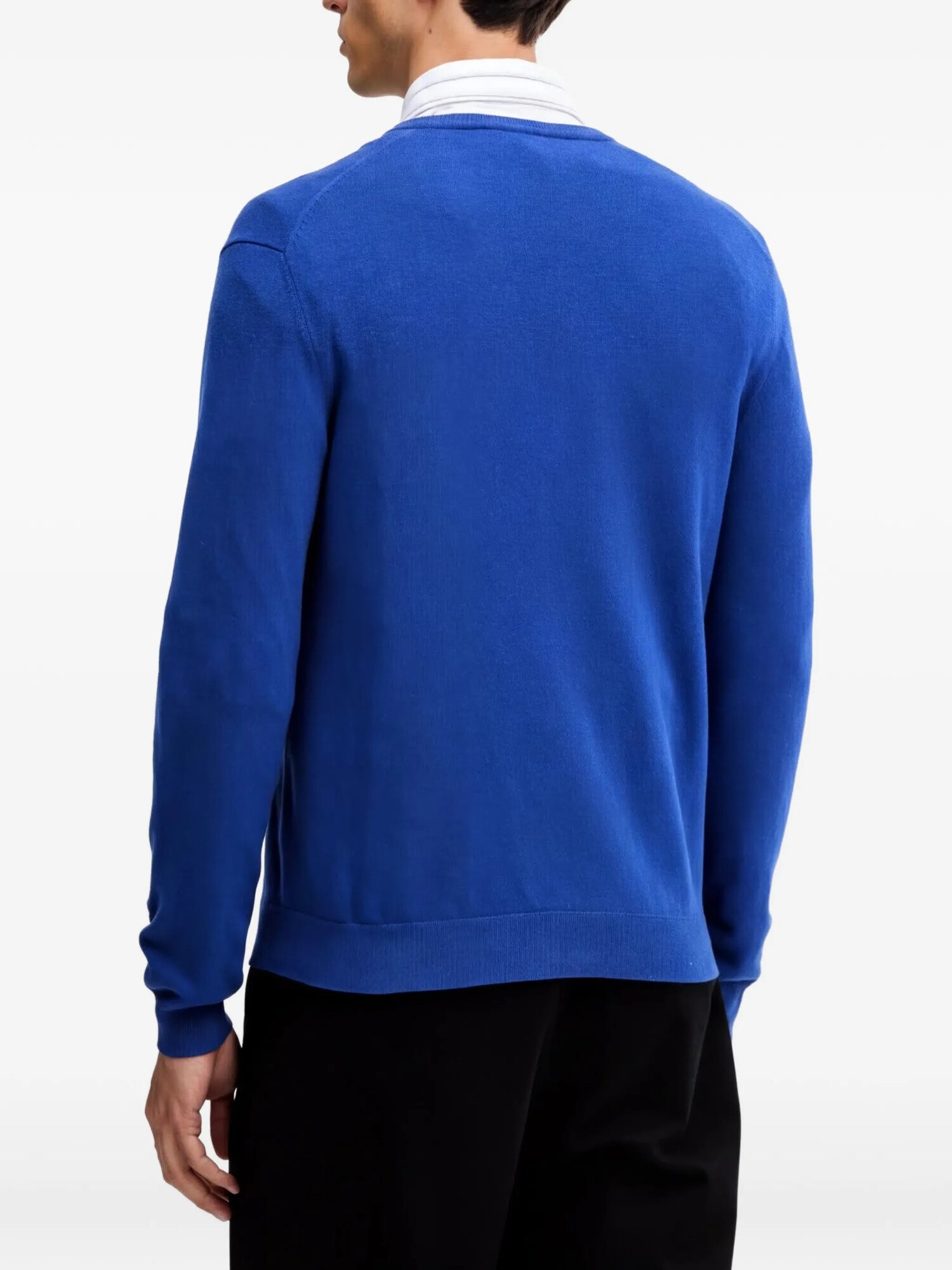 Свитер UNITED COLORS OF BENETTON V-neck sweater, размер S, , blue — фото 1