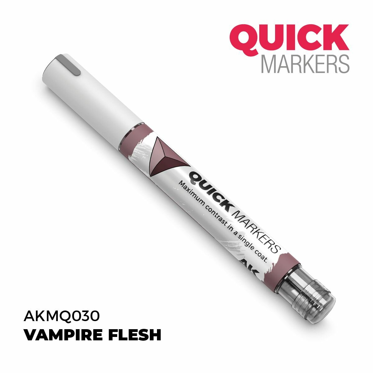 Акриловый маркер с кистью AK Interactive Quick Markers - Vampire Flesh