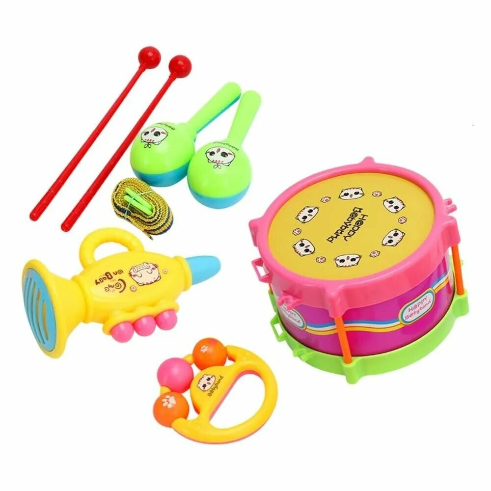 Детский музыкальный набор барабанов