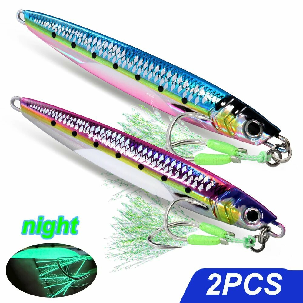 GOBAIT Металлический джиг 40-200г 120g, BE 2Pcs