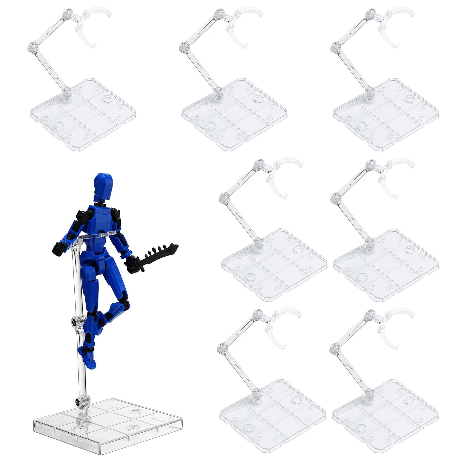Держатель для фигурок Gundam 1/144, clear, 10шт