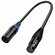 Кабель XLR 30 см, 3F5M