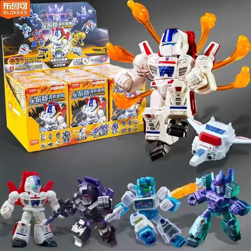 Конструктор Blokees Transformers Stars Version 5 Бронированный Скайфайр Белый, Skyfire vehicle — фото 1