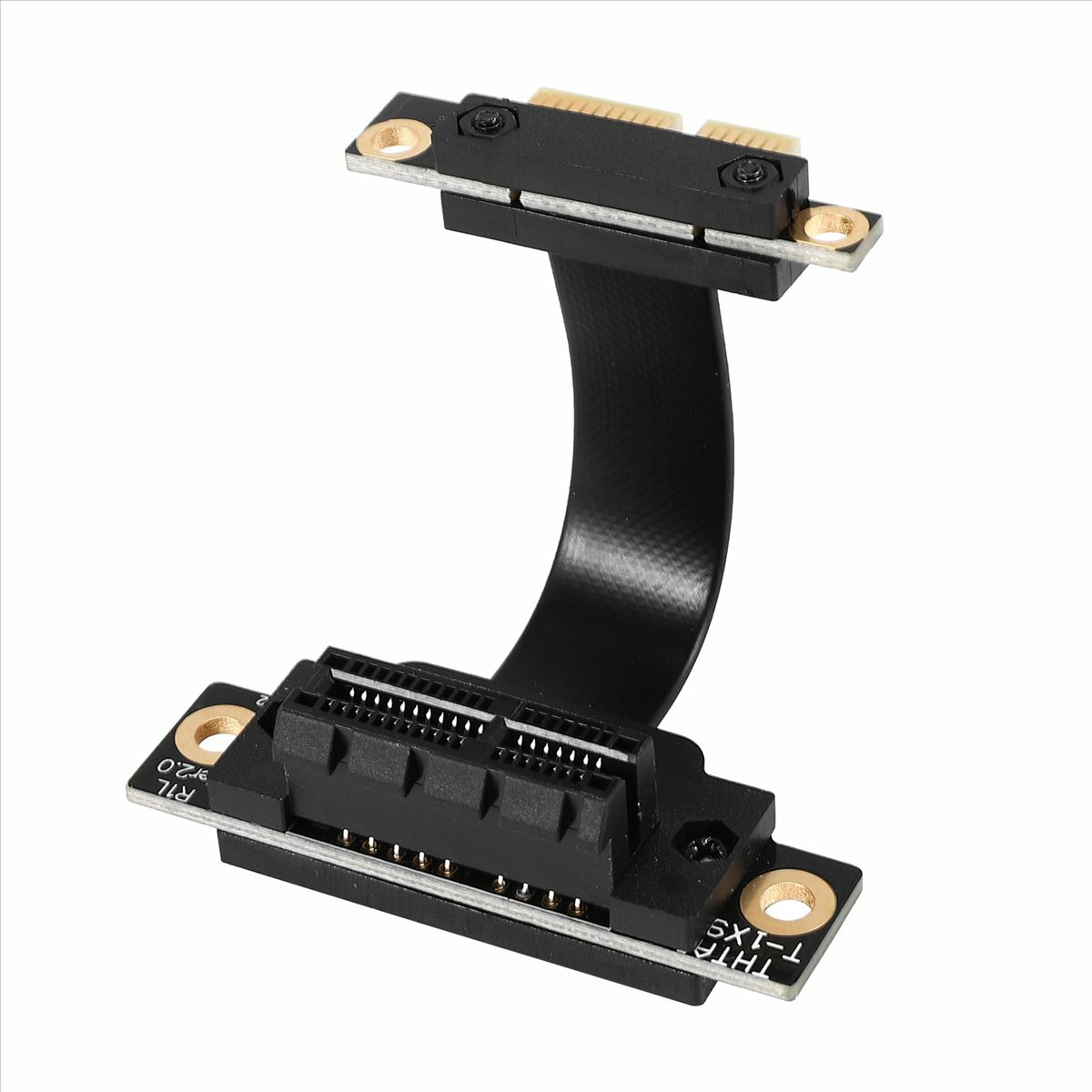 PCIE X1 Riser Cable Двойной 90-градусный прямоугольный PCIe 3.0 к Удлинительный кабель 8Gbps PCI Express 1X Card - 5CM