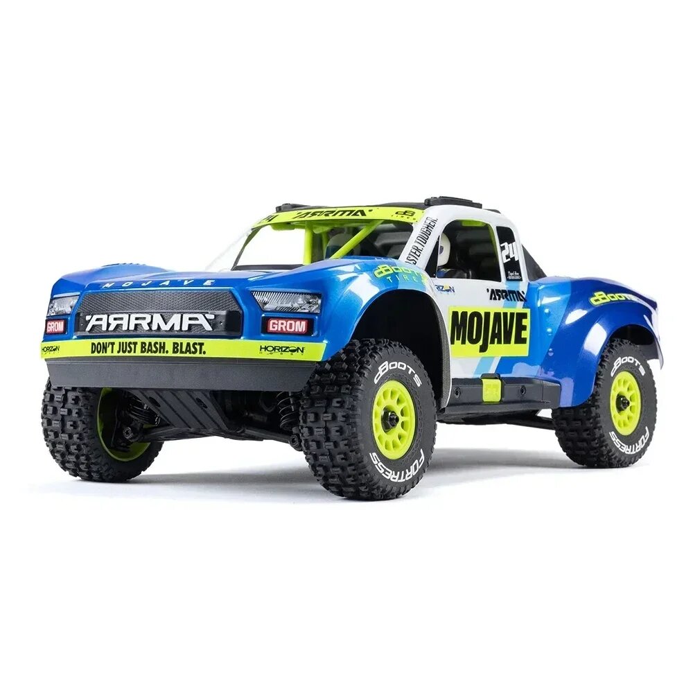 ARRMA ARA2104 MOJAVE GROM MEGA 1/14 380 BRUSHED 2S радиоуправляемая электрическая модель машины-баги Desert Truck - игрушки для взрослых и детей