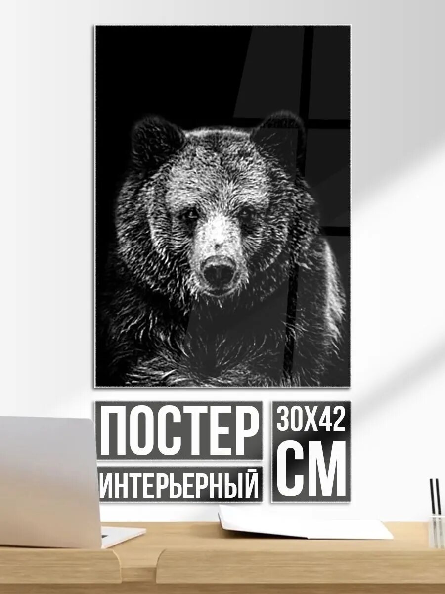 Постер на стену Медведь тотем славян