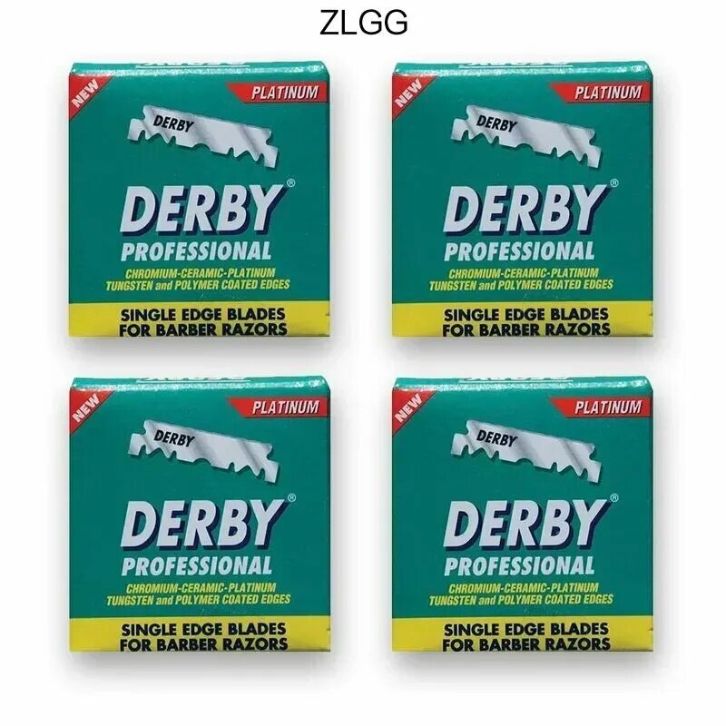 Derby PROFESSIONAL Single Edge Blades - Лезвия ( Половинки) для бритья 400 шт