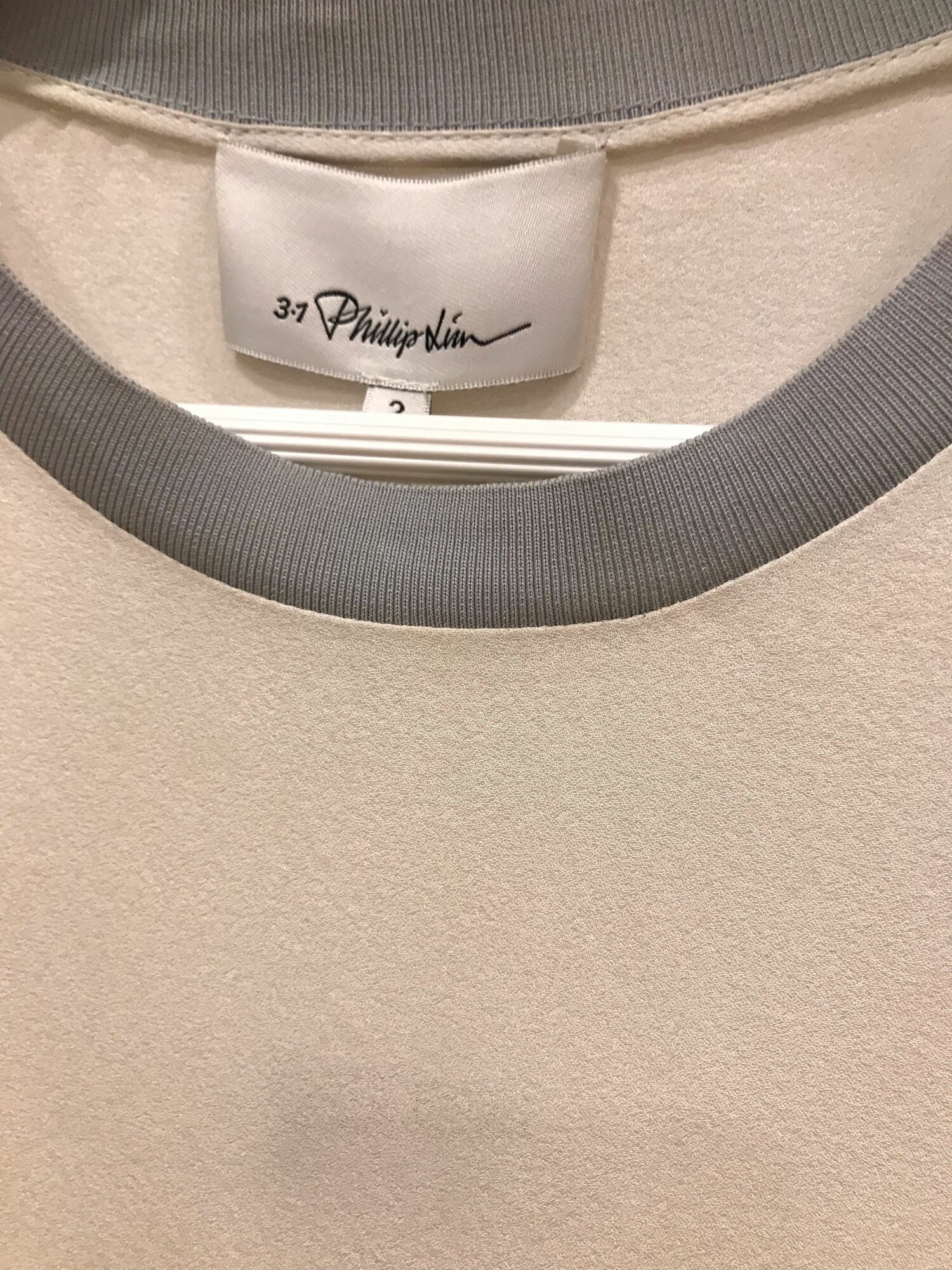 Блуза 3.1 Phillip Lim Весна-лето 2018, размер 2, белый, — фото 1