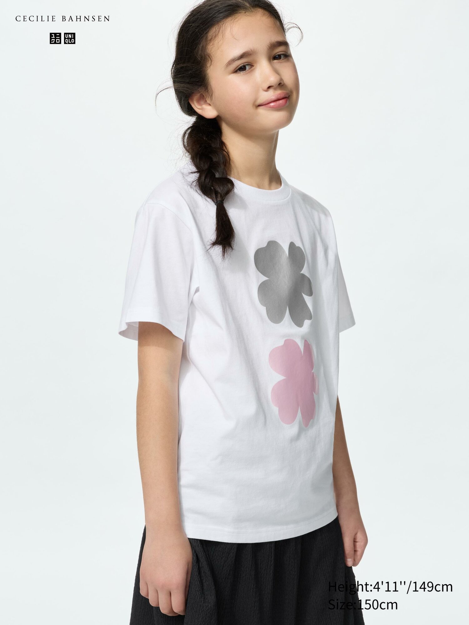 Футболка Uniqlo, размер 130, gray — фото 1