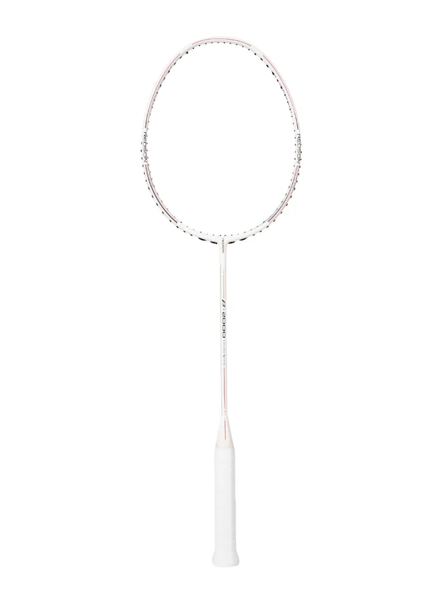 Ракетка для бадминтона REDSON Beta 2000 без натяжки, White/Red, 4U/5G