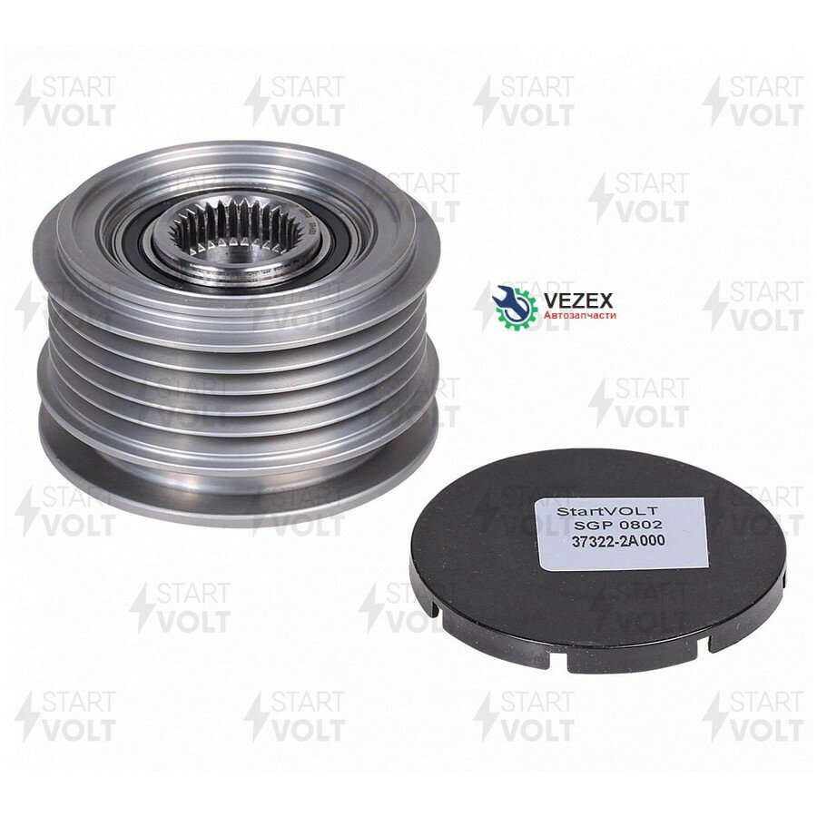 STARTVOLT SGP0802 Шкив с обгонной муфтой генер. для а/м Kia Soul (09-)/Soul II (14-) 1.6CRDi (SGP 0802)