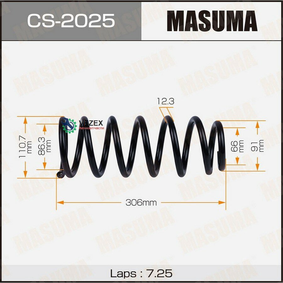 MASUMA CS-2025 Пружина подвески