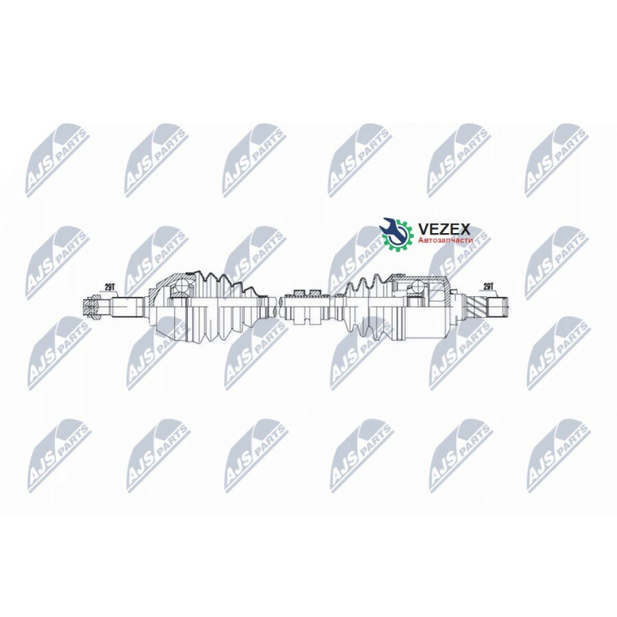 NTY NPW-NS-042 Вал приводной