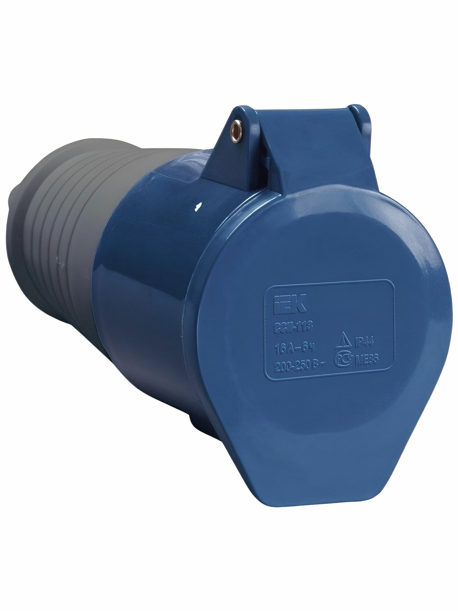Розетка кабельная ССИ-213. 16А, 220В, 2P+PЕ, IP44.