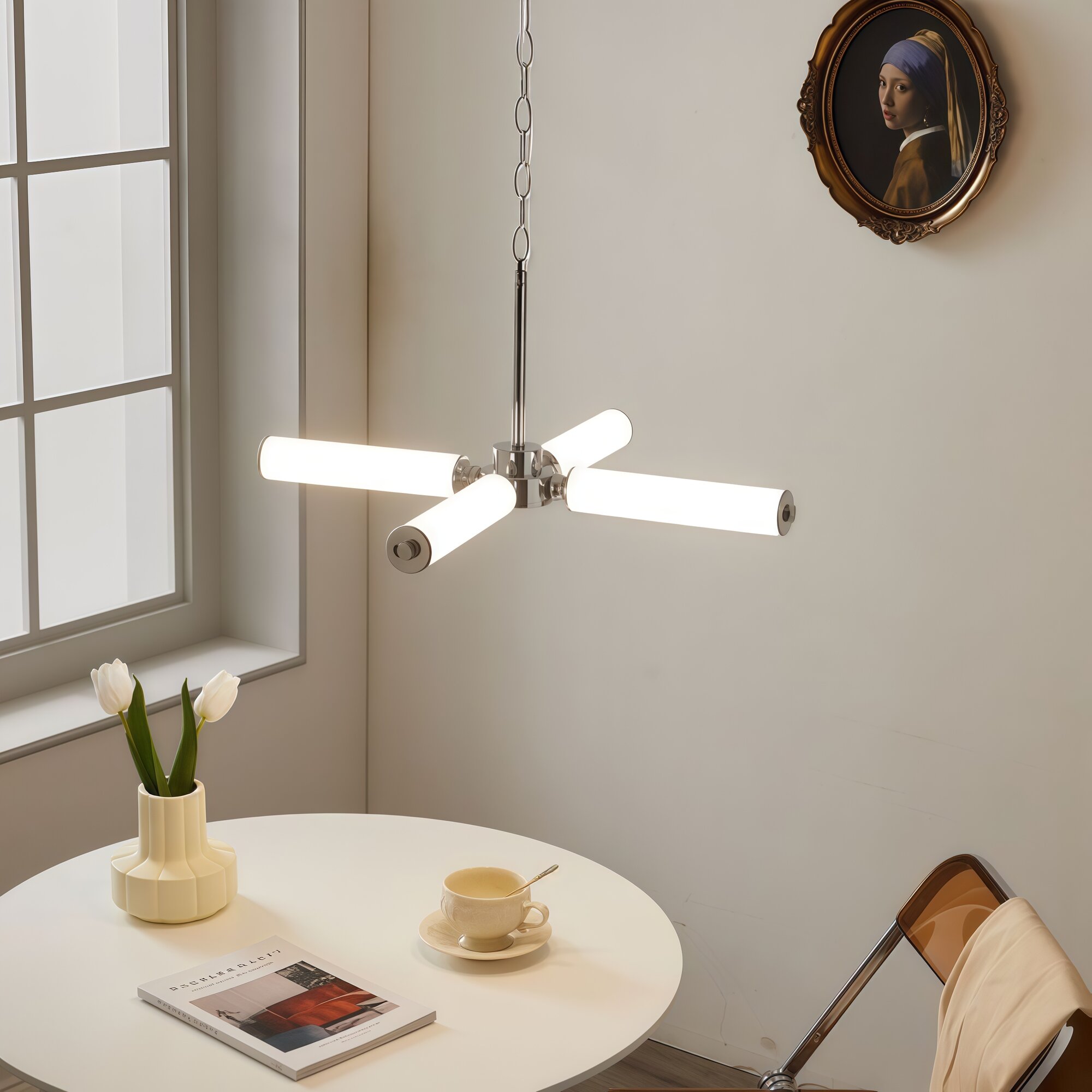 Люстра Clear Lighting "Lynn's", LED, античная бронза, 3 режима освещения, белый