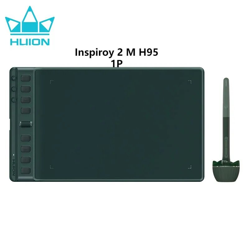 Графический планшет Inspiroy 2 M H951P, формат A4, зеленый