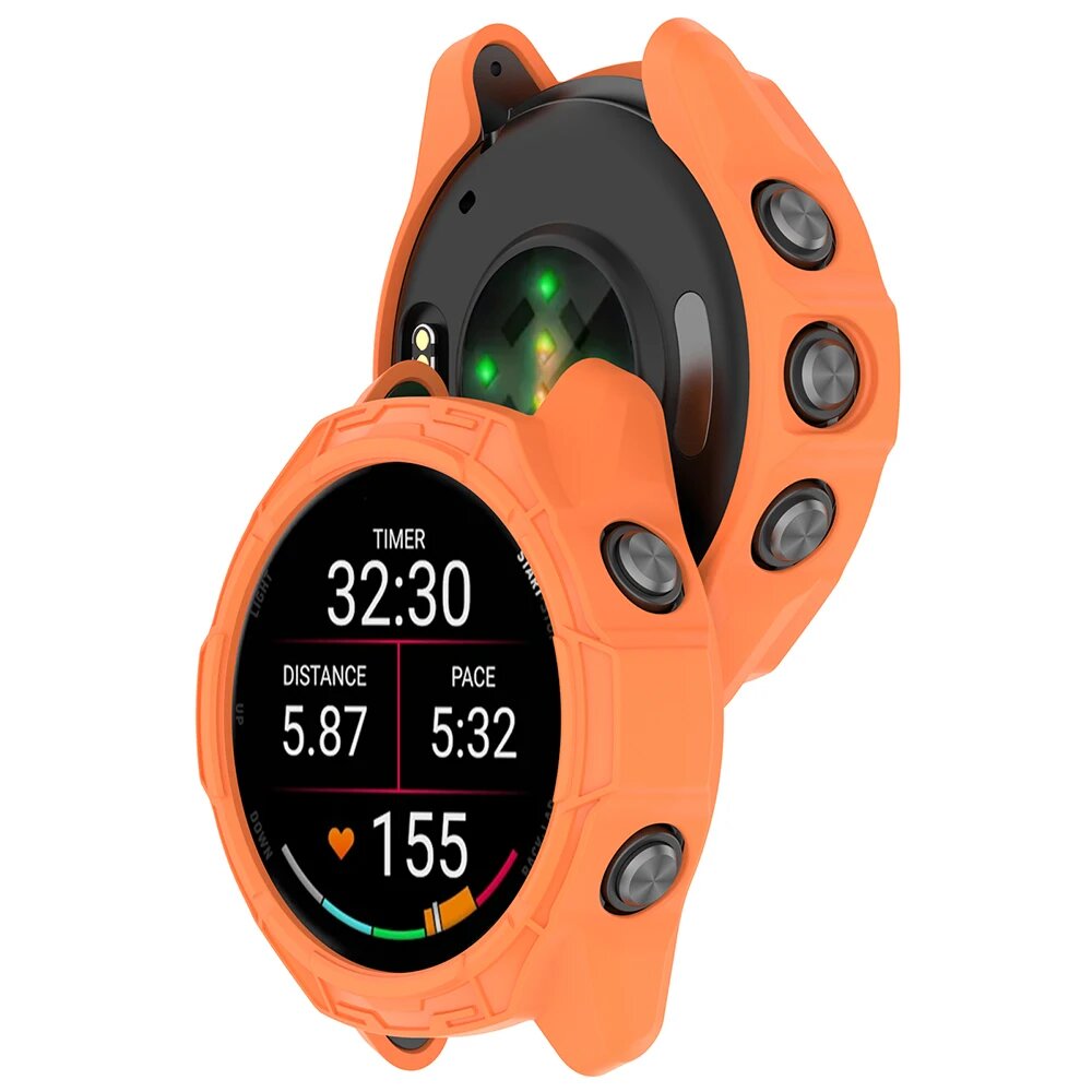 Чехол для Garmin Forerunner 970, оранжевый