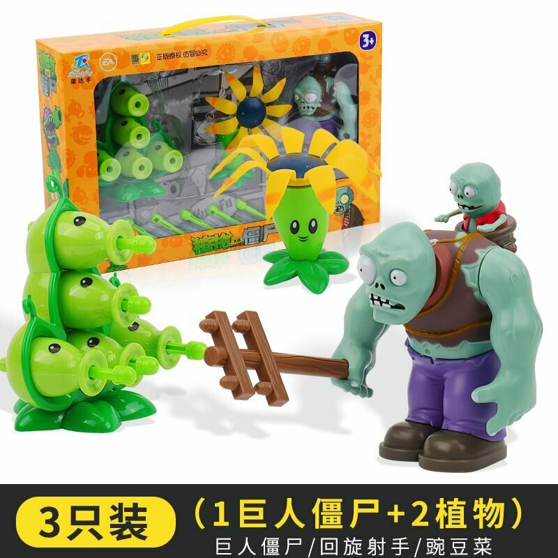 Официальная игрушка Plants vs. Zombies: выталкивающийся ковбойский гигантский плюшевый зомби для мальчиков 3-6 лет