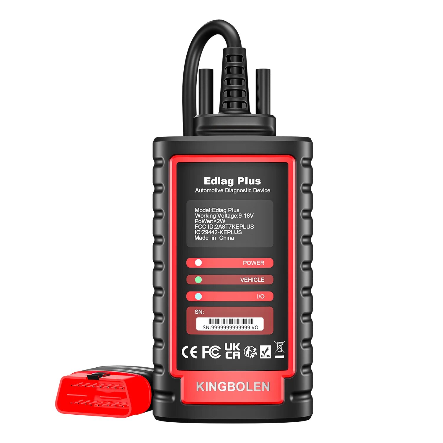 Сканер диагностики автомобилей KINGBOLEN Ediag Plus/THINKCAR Thinkdiag 2 OBD2 с функцией сброса более 15+ и сканированием CAN-FD, с обновлением программного обеспечения на 1 год