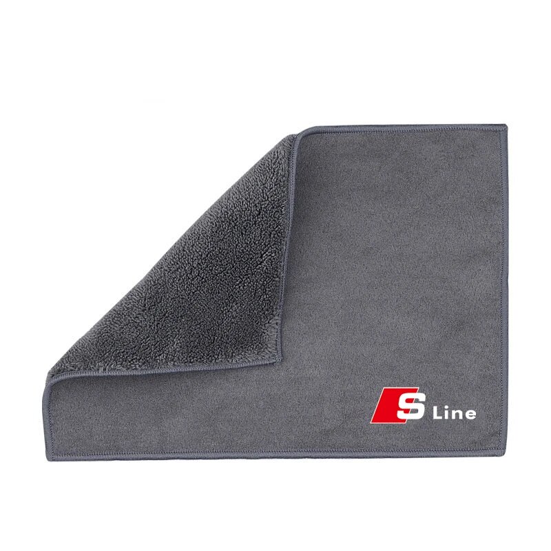 Микрофибровое полотенце для авто Audi Gray-S Line