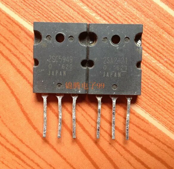 Комплект транзисторов YINGYUN 2SA2121 2SC5949 TO-3P 2 шт.
