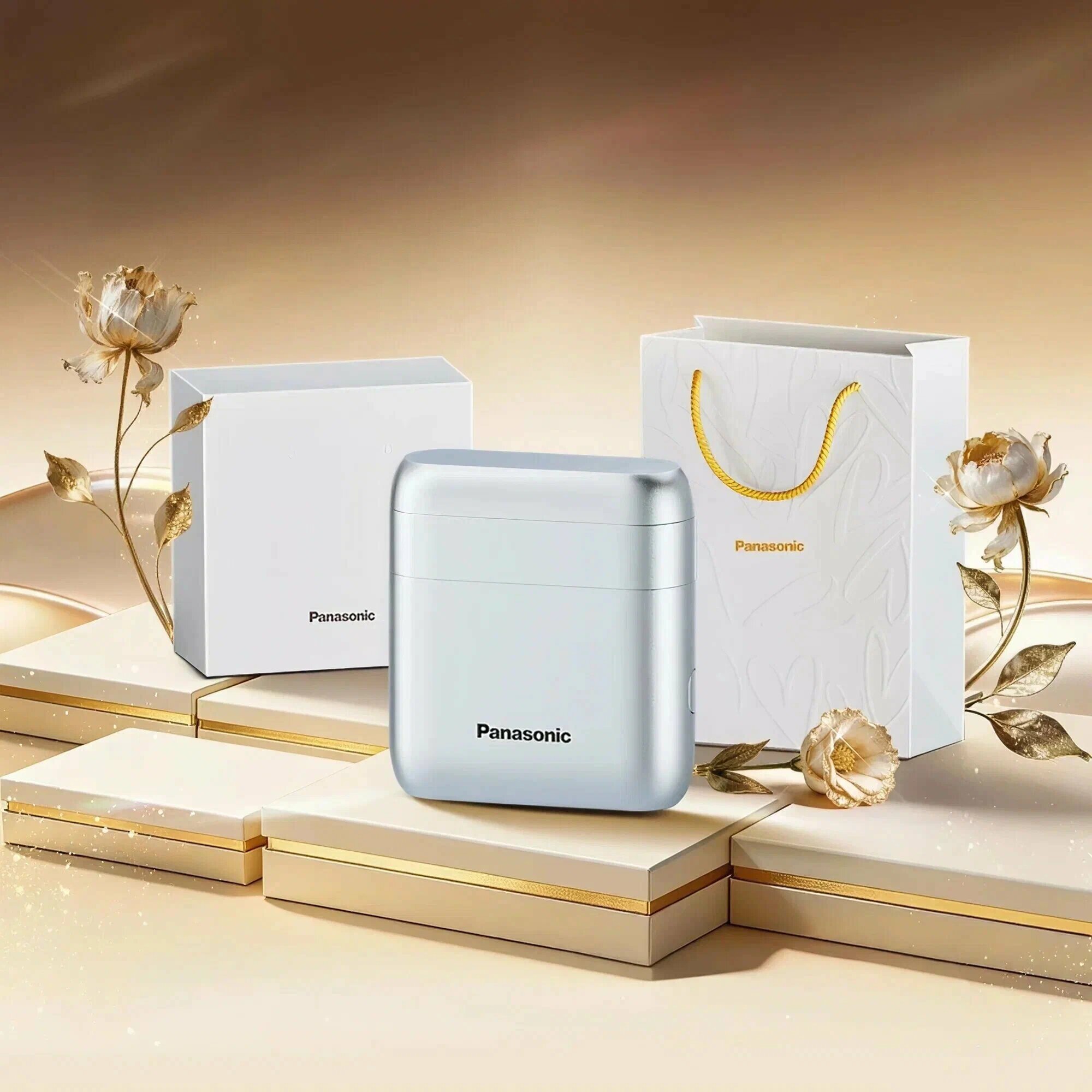 Бритва Panasonic AirPocket AM20, сеточная, быстрая зарядка, влажная/сухая, SLIVER