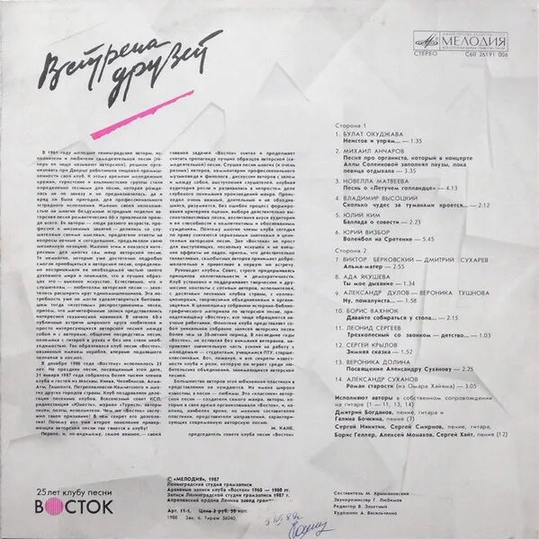 Various - Встреча Друзей 1 EX — фото 1