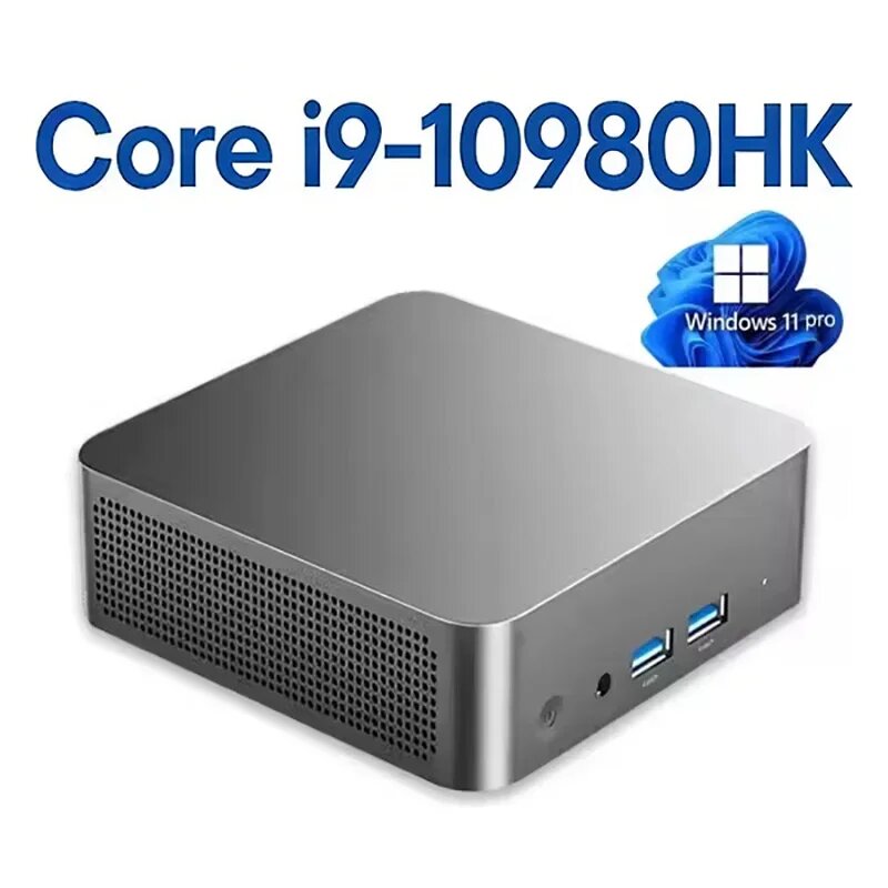 Новый Мини-ПК Core I9 10980HK Windows 11 Pro Настольный ПК Компьютер 32GB ОЗУ 1TB 2TB SSD WiFi6 BT5.2 4K HD Мини-ПК