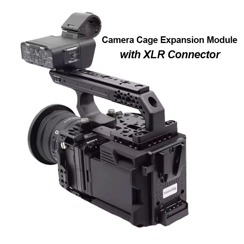 Новый улучшенный FusionRig для камеры Sony FX3/FX30. Кейс. Модуль расширения с разъемом XLR для Tilta TA-T16/SmallRig 4770 4183