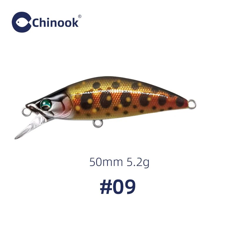 Chinook Sinking Minnowbait 50мм, Цвет: 9