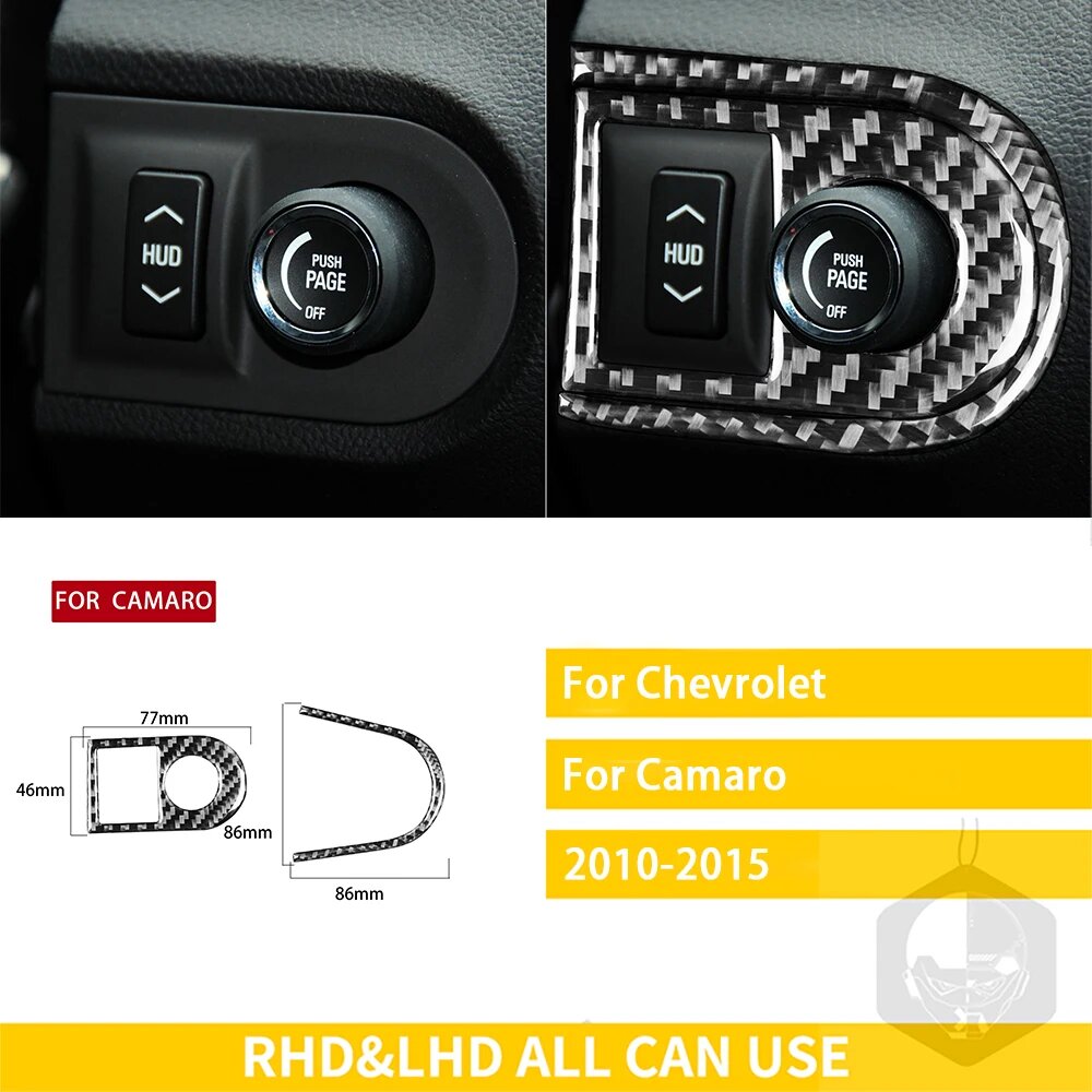 Для Chevrolet Camaro 2010 2011 2012 2013 2014 2015, аксессуары для автомобиля, интерьер из углеродного волокна, полная защита, наклейка, модифицированная