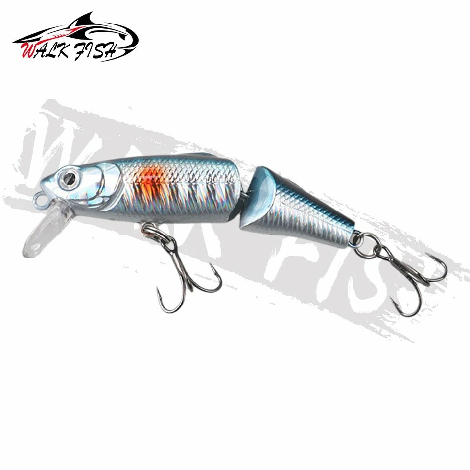 WALK FISH Minnow многосегментный воблер 60мм 3.8г A1