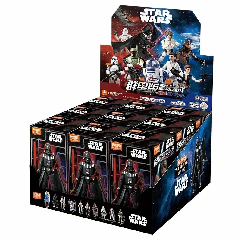 Blokees Star Wars Galaxy Version 2, blind box сборная фигурка, коллекционная модель