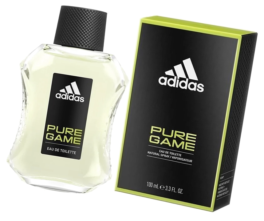 Adidas Pure Game 100 мл туалетная вода - Адидас Пуре Гейм мужской спортивный аромат