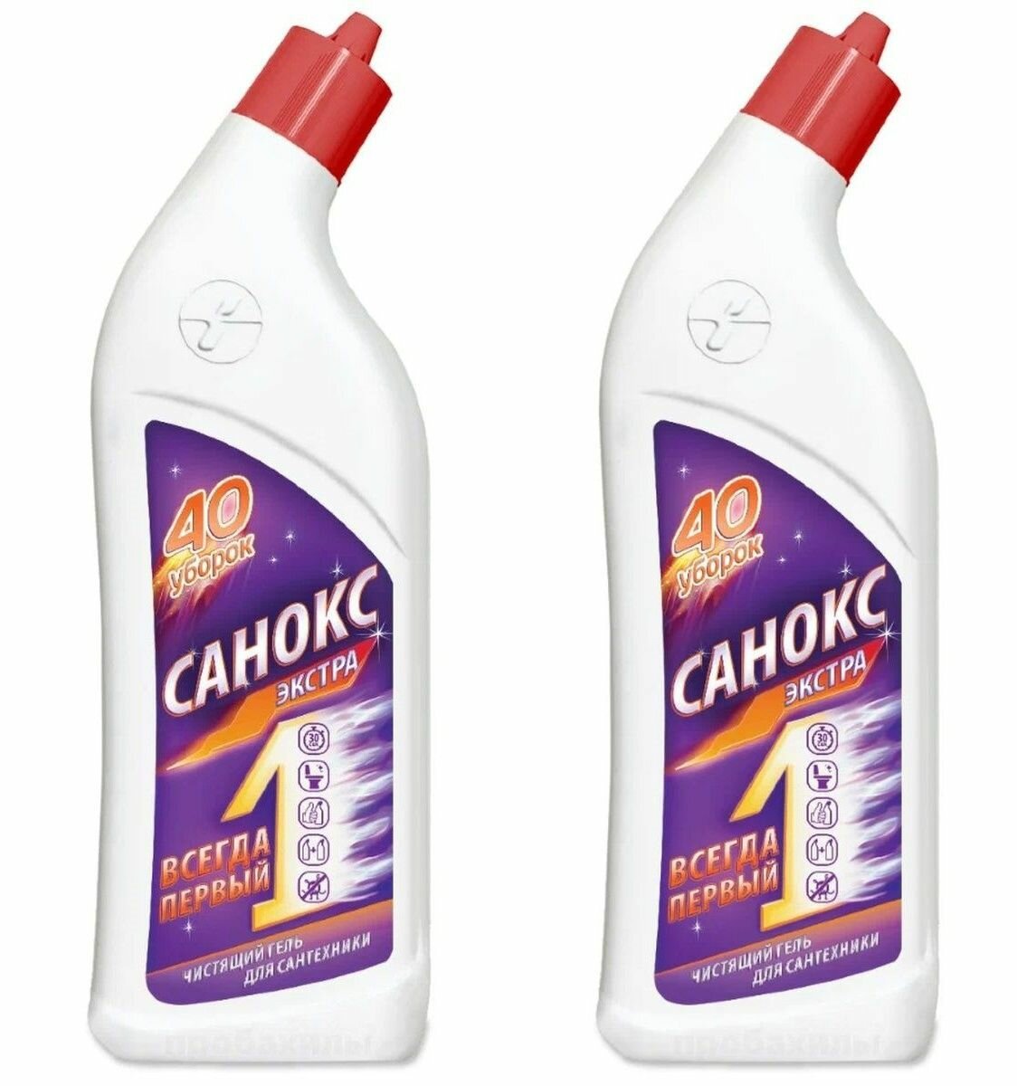 Санокс Чистящее средство для сантехники Экстра, 750 г, 2 шт