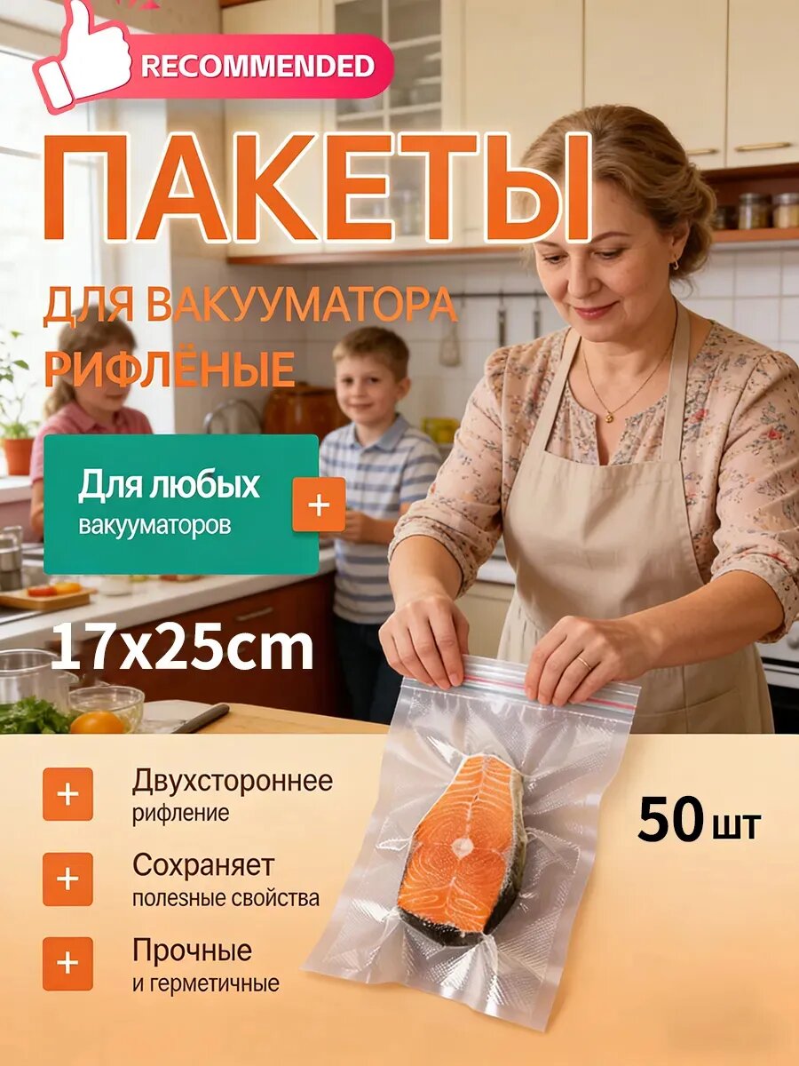 Пакеты для вакууматора с рифлением