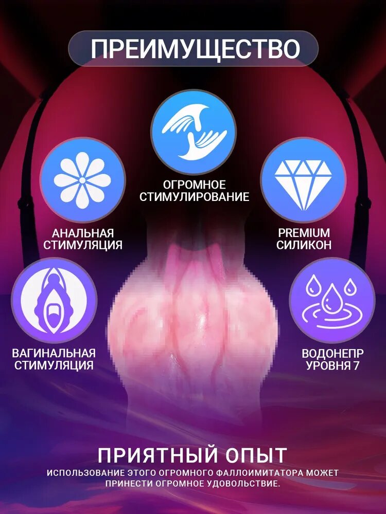 DELCUS Фаллоимитатор, 18.02см — фото 1