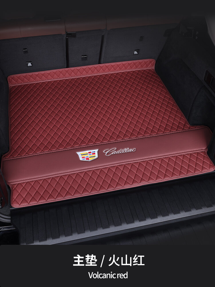 Коврик для багажника Кадиллак CT5/XT4/XT5/XT6/XTS/CT6/ATS-L Основной, вулканический красный с красным узором