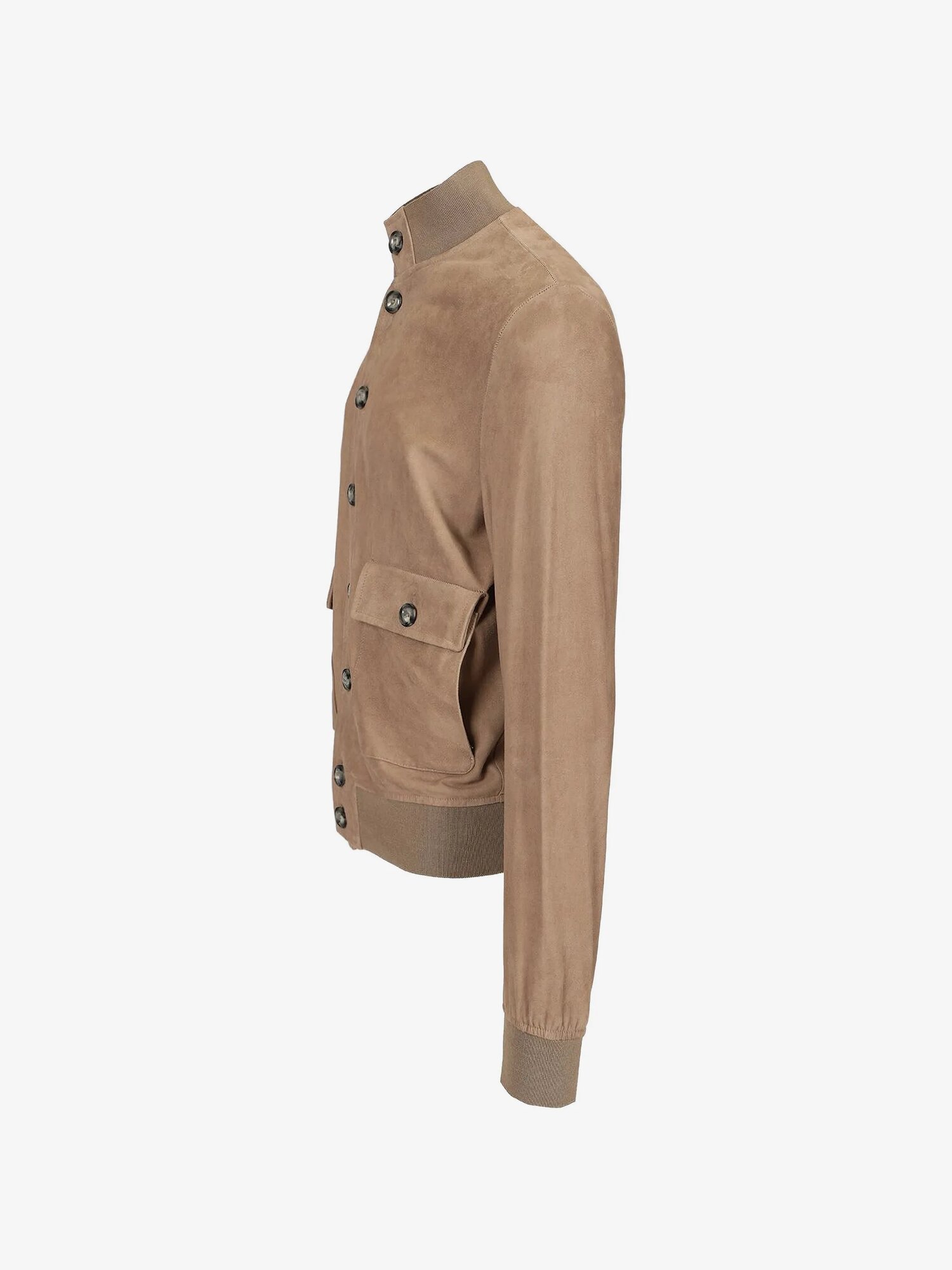 Куртка al duca d'aosta Suede-finish button-up jacket, размер 54 — фото 1