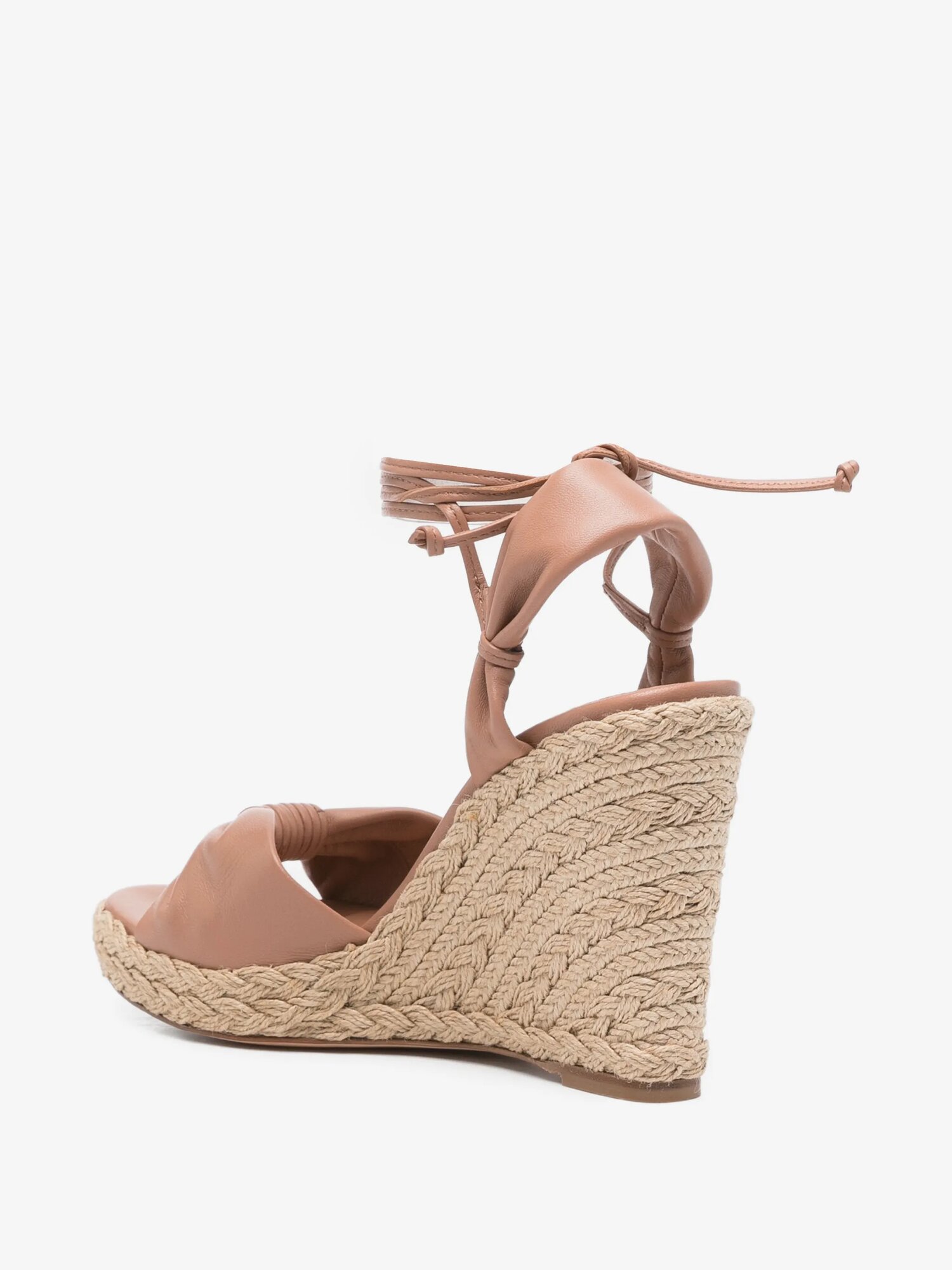 Эспадрильи Aquazzura Knot wedge heeled espadrilles, размер 40 — фото 1