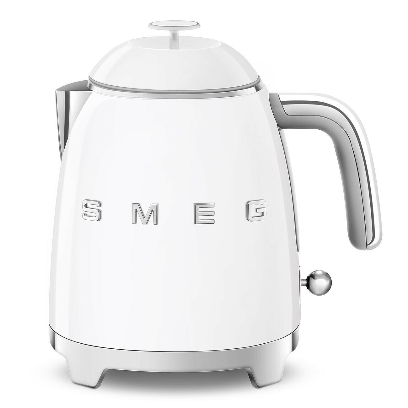 Электрический мини чайник Smeg KLF05WHEU, глянцевый белый