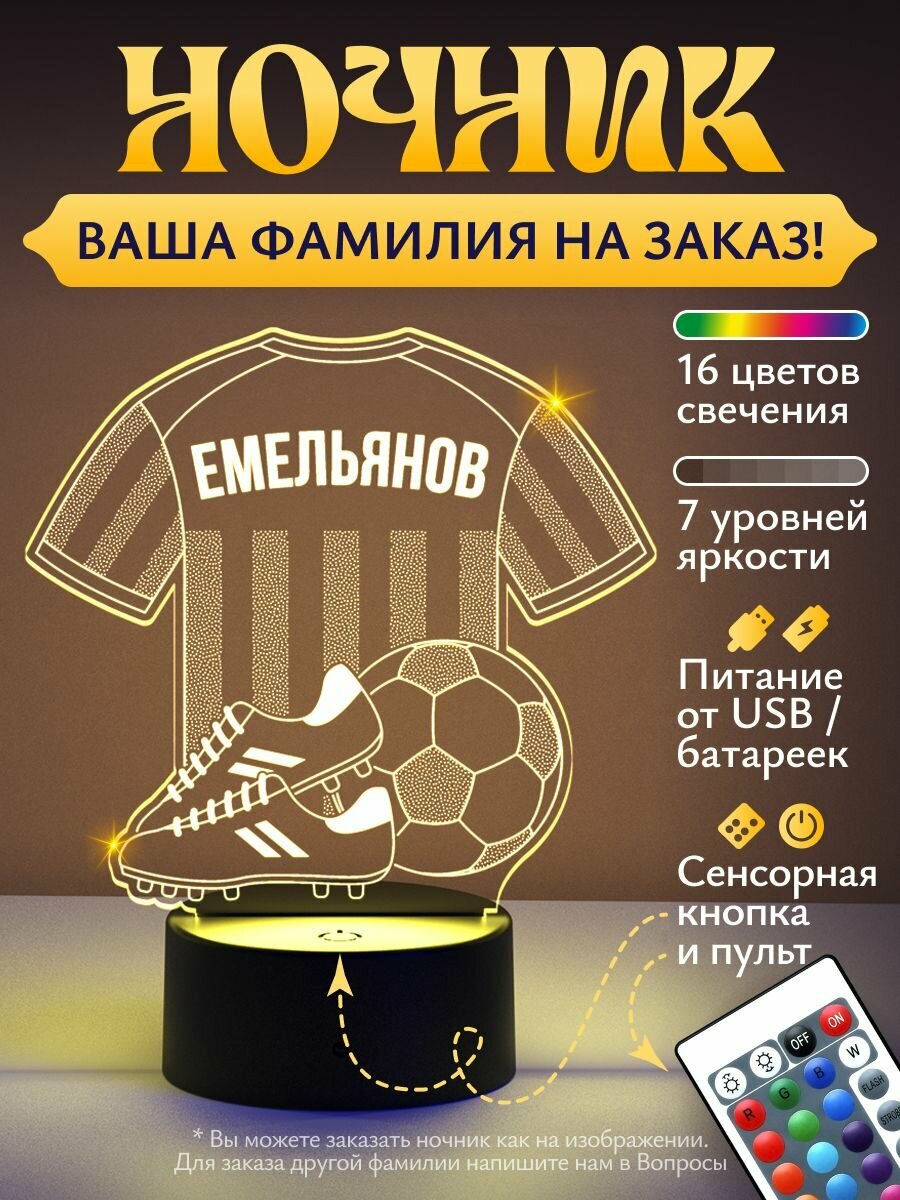 Ночник Емельянов - Футбольная форма
