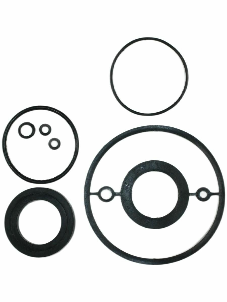 Р/к домкрата гидравлического 12т. (РТИ+пластмасс) 6 наим. 7 дет. на Газ, Маз, Камаз ШААЗ (ОСТ37.001.278-84)