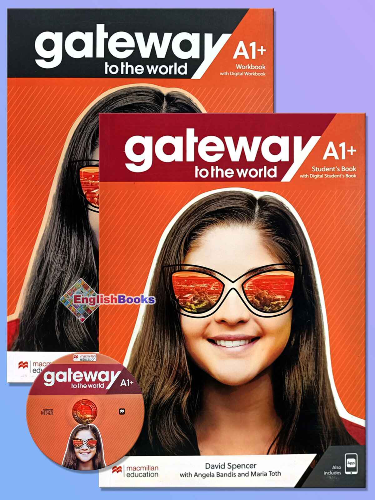 Gateway to the world A1+, комплект учебник (Student's Book) , рабочая тетрадь (Workbook) , CD