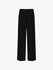 Брюки ANINE BING Pleated wide-leg trousers, размер 6, black